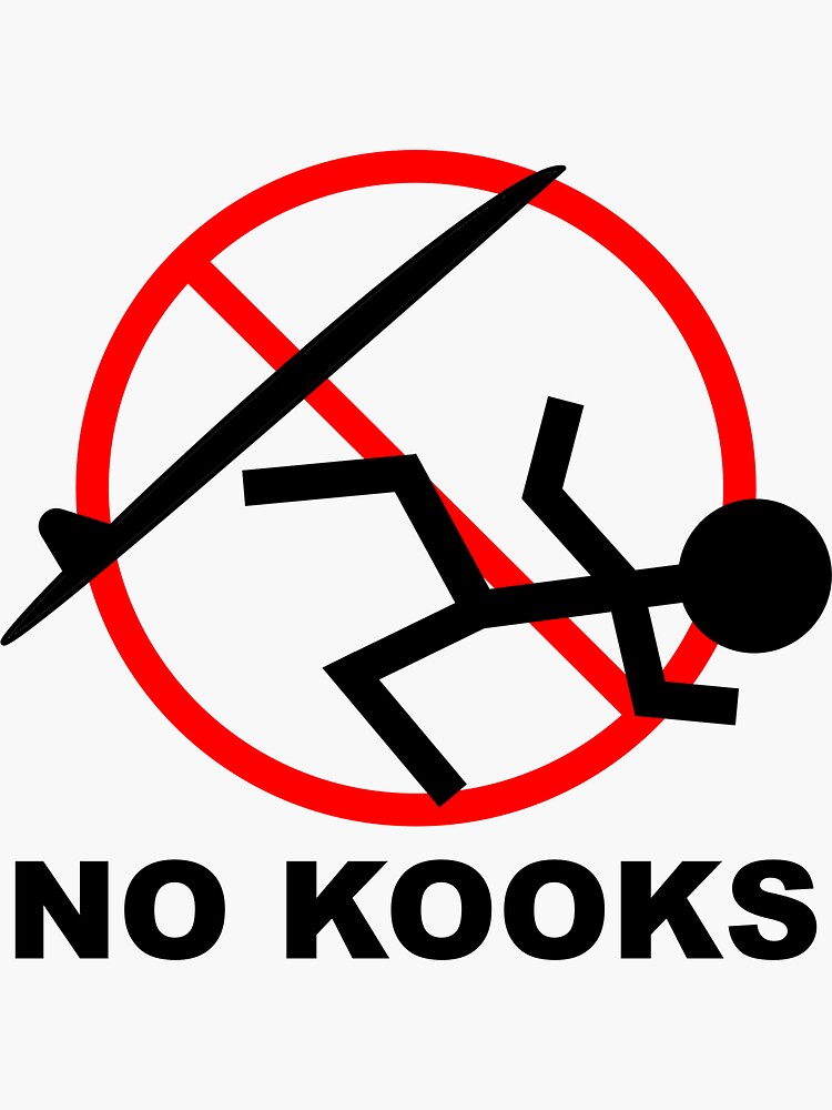 "No kooks" Sticker by petermiller | Redbubble