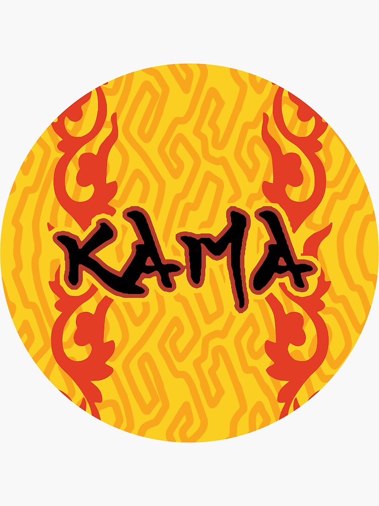 "Kama" Sticker by F-L-R-N | Redbubble