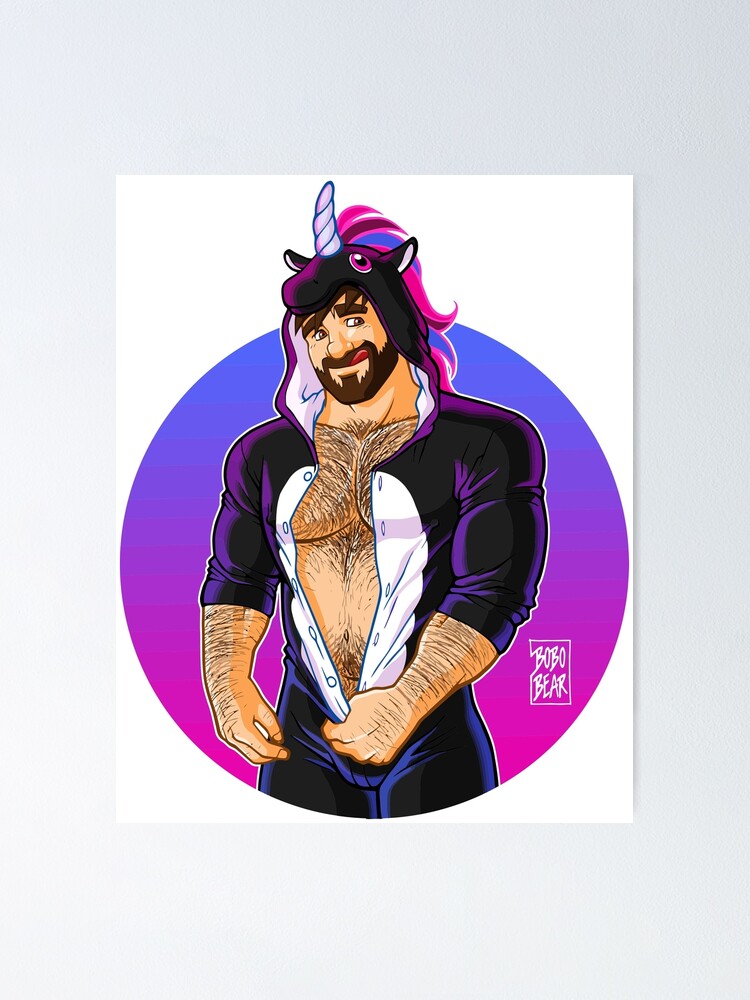 "Bobo Man Bear Cool - Bobo B Merch" Poster by Rozanned | Redbubble