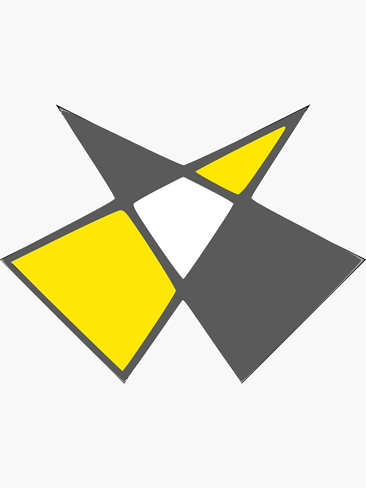 "Cross Triangle" Sticker by Yeshey88 | Redbubble