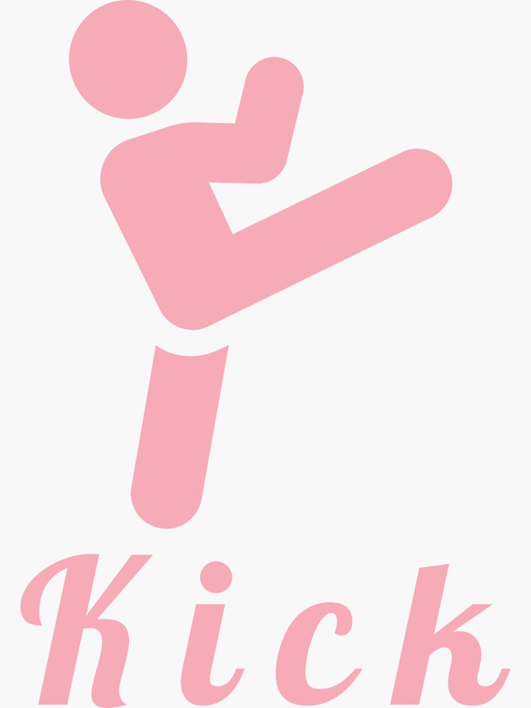 "Stickman Kick" Sticker for Sale by Sahil700 | Redbubble