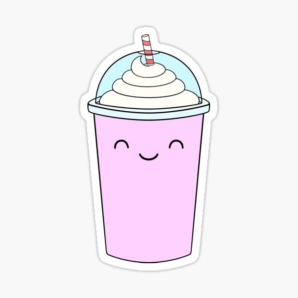 "Cute Milkshake" Sticker by BaconPancakes21 | Redbubble