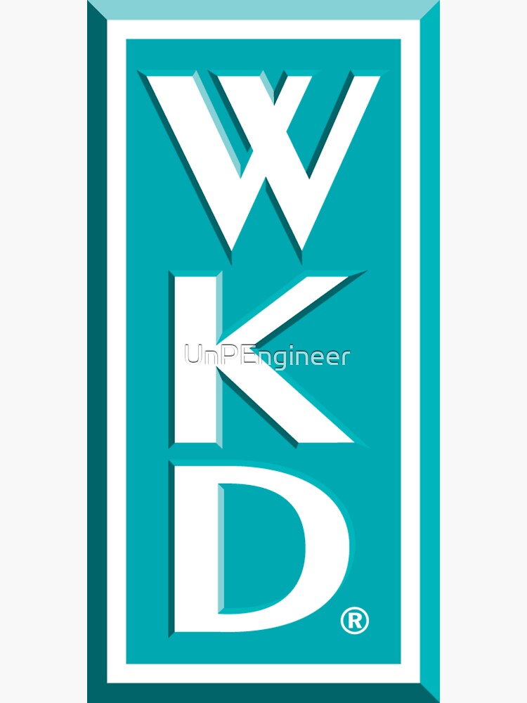 "WKD logo" Sticker for Sale by UnPEngineer | Redbubble