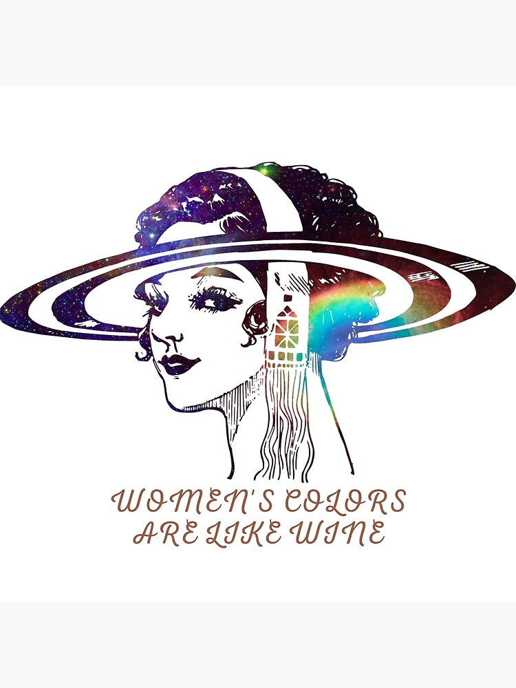 Póster «Los colores de las mujeres son como el vino» de Medboy | Redbubble