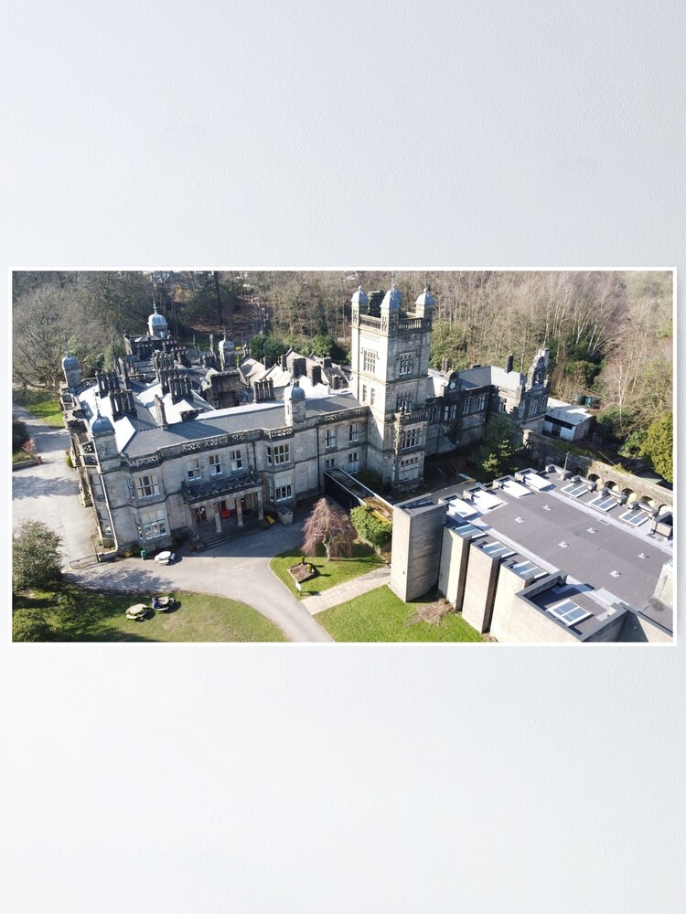 "Aerial View Of Underley Hall, Kirkby Lonsdale In 4K" Poster for Sale ...