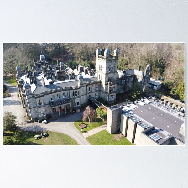 "Aerial View Of Underley Hall, Kirkby Lonsdale In 4K" Poster for Sale ...