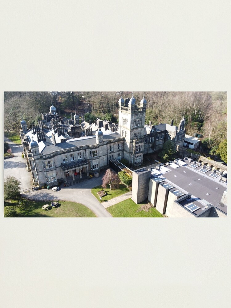 Lámina fotográfica «Vista aérea de Underley Hall, Kirkby Lonsdale en 4K ...