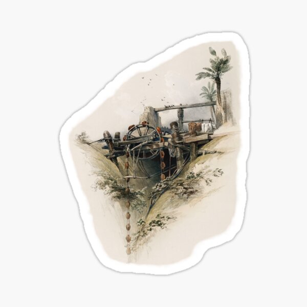 "Old Egyptian Historical Civilization - A Persian wheel in the Nile ...