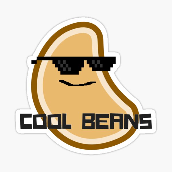 "Cool Beans" Sticker by AllisonDawn15 | Redbubble