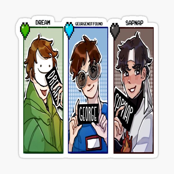 "Sapnap Quotes - Dream , Georgenotfound , Sapnap" Sticker by JOE4SHOP ...