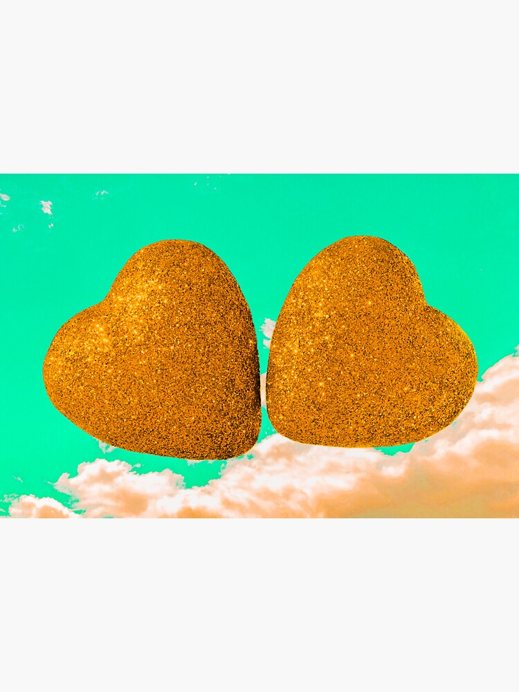 "Two Hearts" Sticker by essentialimage | Redbubble