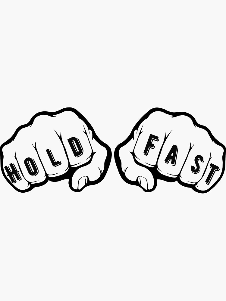 "Hold Fast Mariner Tattoo Fist" Sticker for Sale by Sailor-One | Redbubble