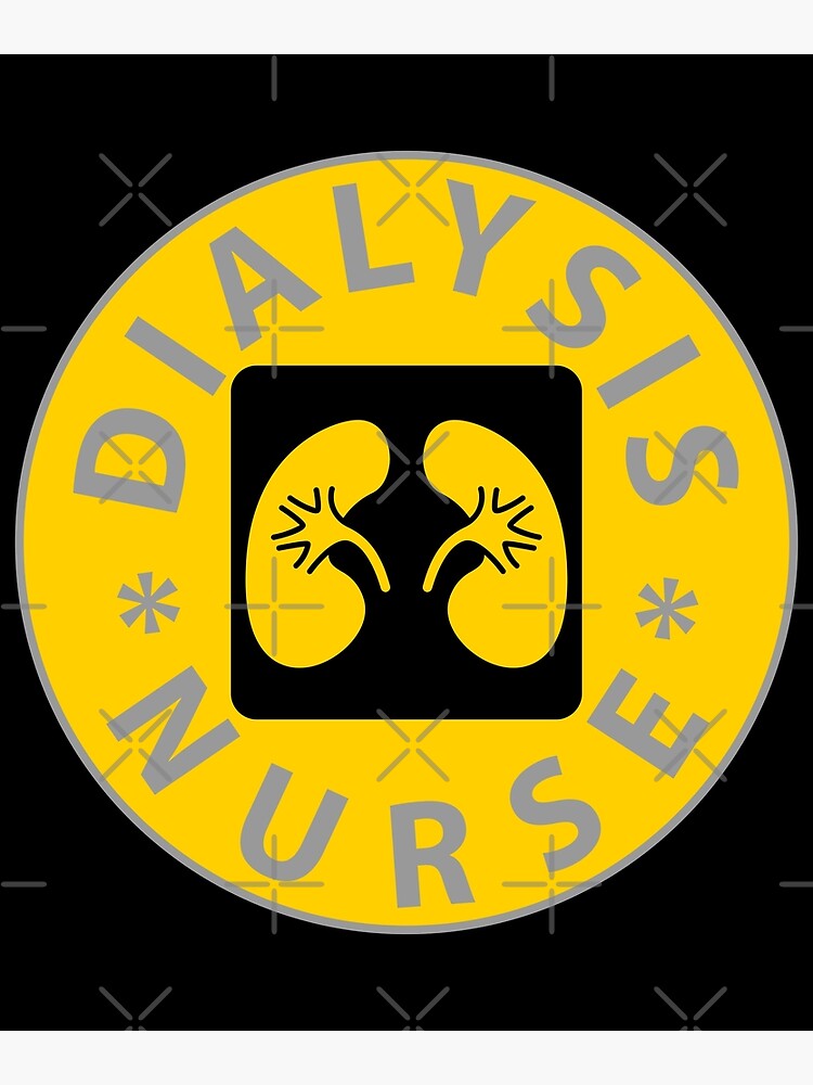 "dialysis nurse logo. kidneys" Poster for Sale by doctors-apparel ...