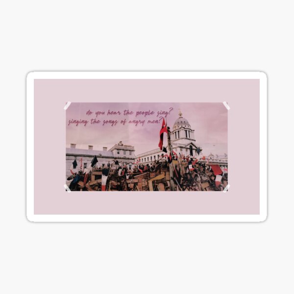 "les miserables" Sticker for Sale by serpentines | Redbubble