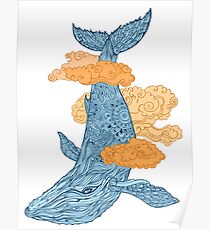 Whale: Posters | Redbubble