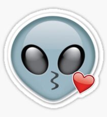 Alien Emoji: Stickers | Redbubble