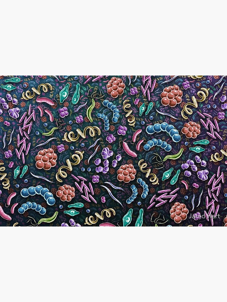 "Microbial Pattern" Poster for Sale by Jared Hart | Redbubble