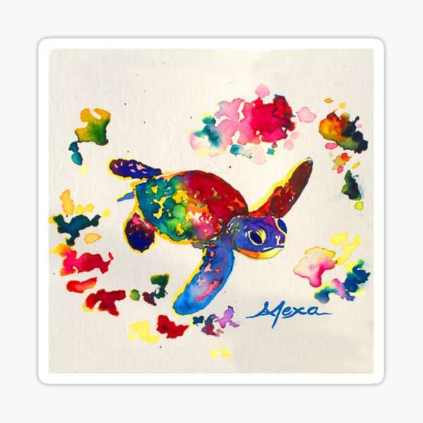 "Inky Wings Hatchling" Sticker for Sale by AlexasMakinWave | Redbubble