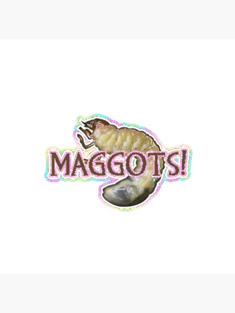 "maggots" Pin for Sale by bunnyboyfriend | Redbubble