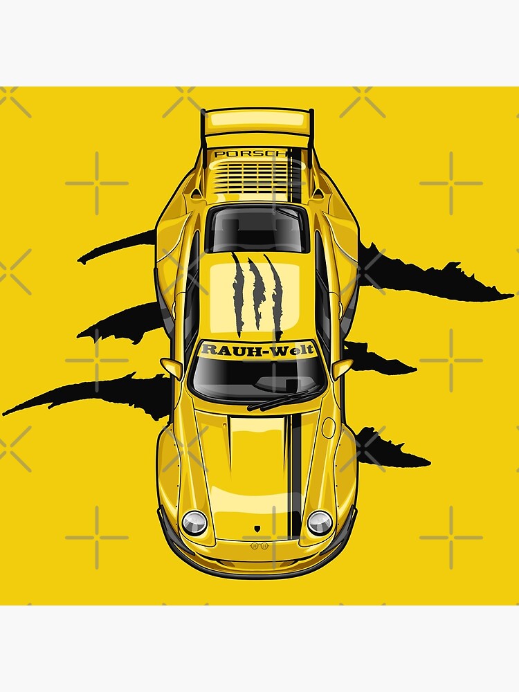 Póster «RWB 993 Yellow Claw Livery Series 3» de JioojiProject | Redbubble