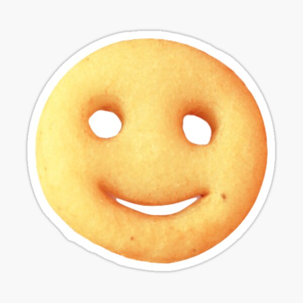 "Smiley Fries " Sticker by emilyosman | Redbubble