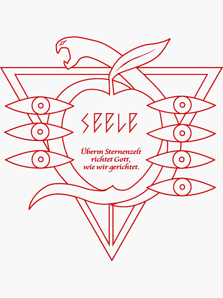"SEELE Logo" Sticker for Sale by ArchiTelos | Redbubble