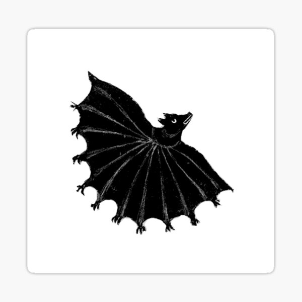 "Medieval Bat" Sticker for Sale by MedievalNerd | Redbubble