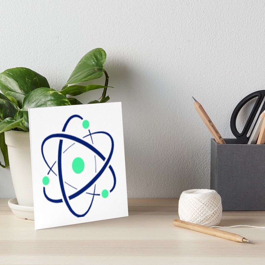 "Atom of Science Meme" Art Board Print by USpace | Redbubble