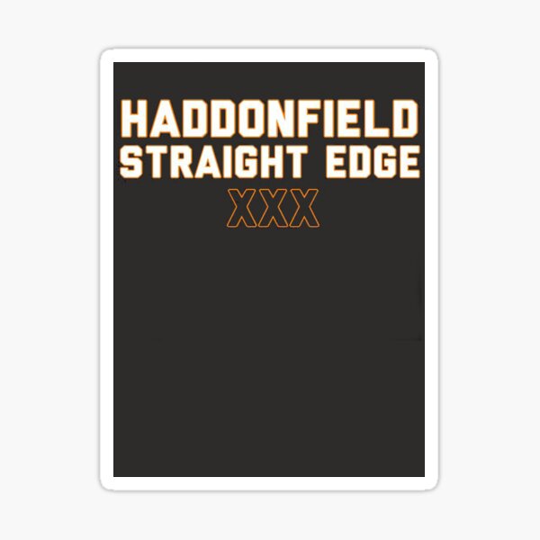 "Haddonfield Straight Edge" Sticker for Sale by HorrorBubble | Redbubble