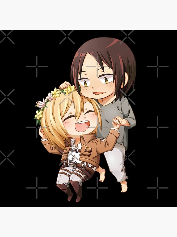 "Ymir & Christa Lenz Chibi - Attack On Titan" Poster by Idris-Fenazi ...