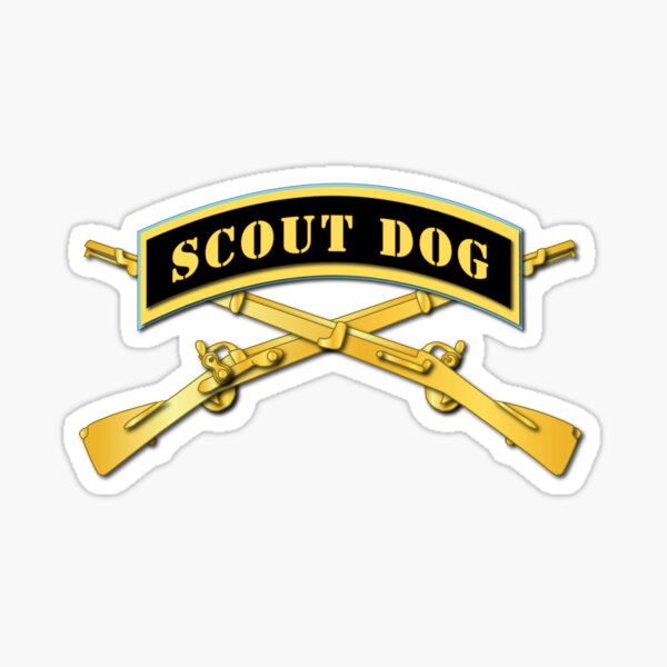 "Army - Scout Dog Badge - V1" Sticker for Sale by twix123844 | Redbubble