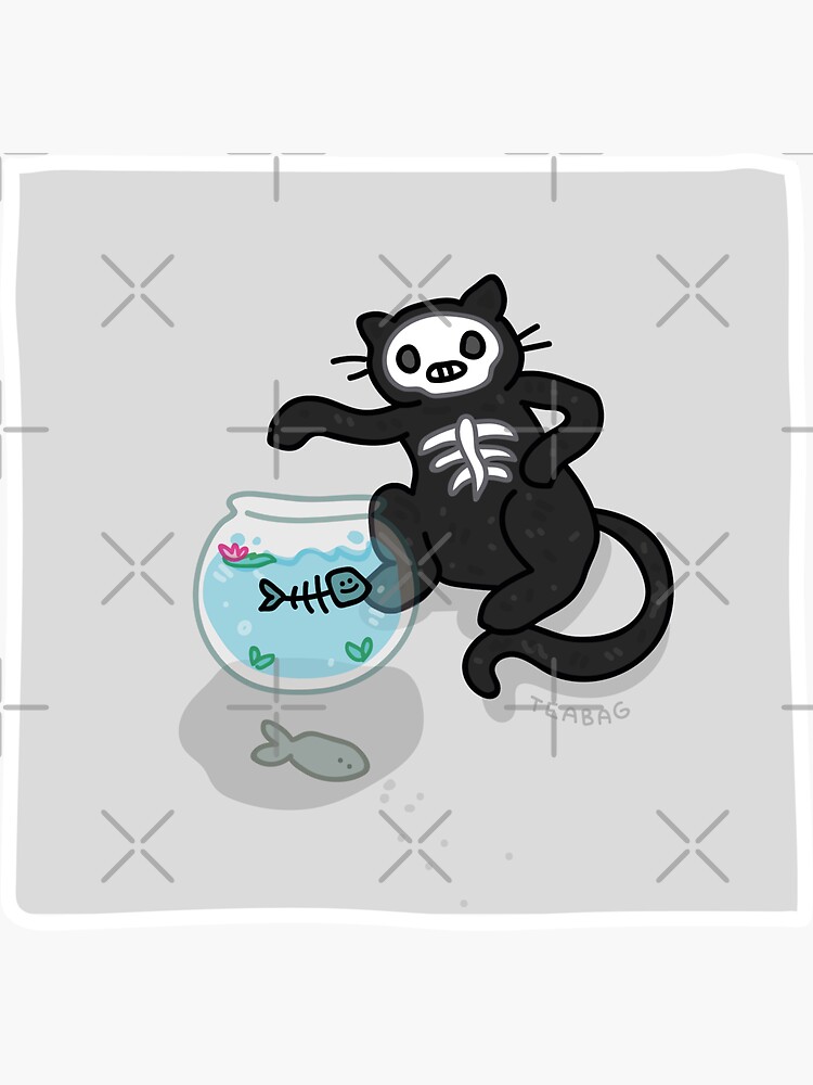 "kocúr ferko" Sticker for Sale by TeaBag114 | Redbubble