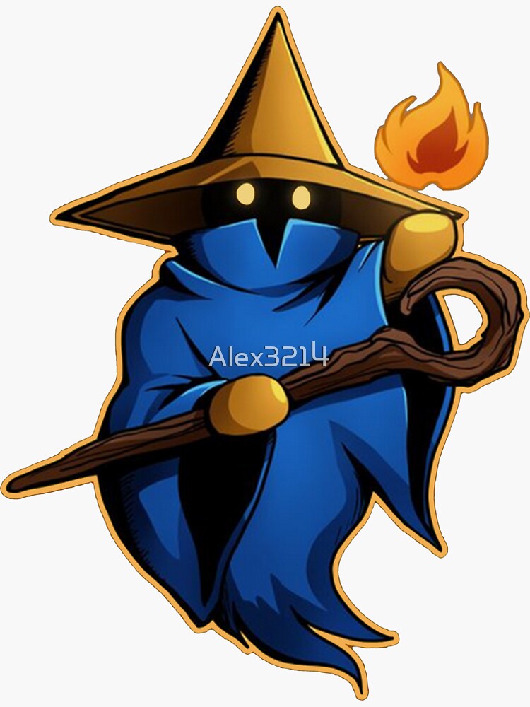 "Final Fantasy IX Vivi Ornitier Fire" Sticker for Sale by Alex3214 ...