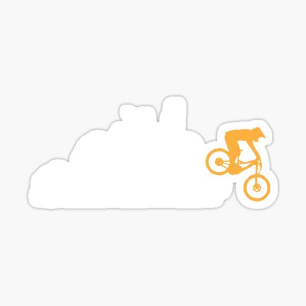 "Evolution of MTB, Mountainbiker Mountainbike Gift" Sticker for Sale by ...