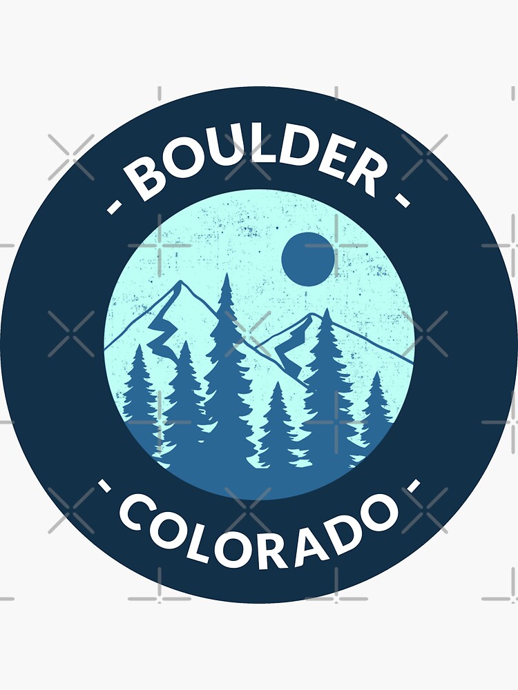 "Boulder Colorado" Sticker for Sale by Taumaturgo | Redbubble