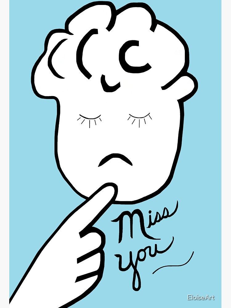"ASL Miss You" Sticker by EloiseArt | Redbubble