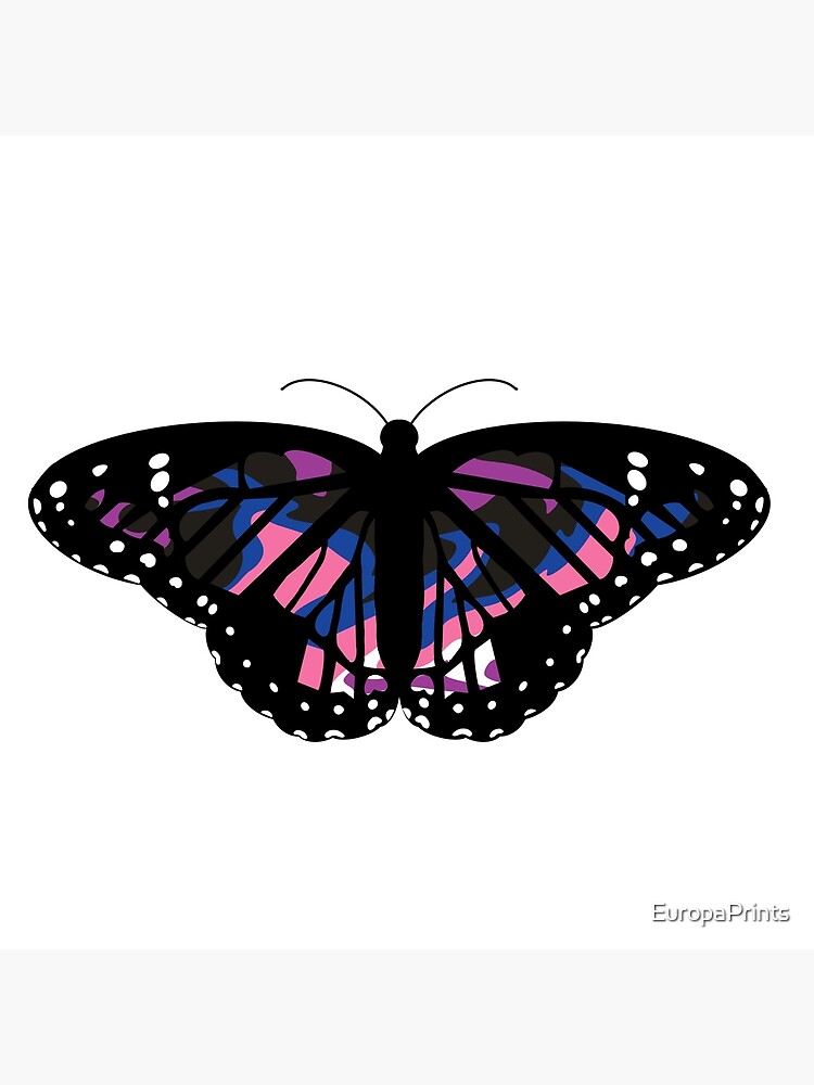 "Genderfluid Pride Butterfly" Poster for Sale by EuropaPrints | Redbubble