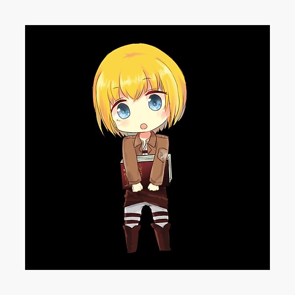 Lámina fotográfica «Armin Arlert Chibi Cute - ataque a los titanes» de ...