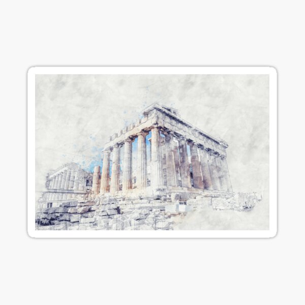 " Parthenon, Athens, Greece" Sticker by elgreko | Redbubble