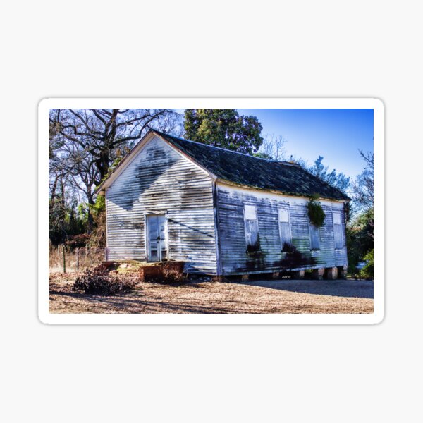 "Old School House" Sticker for Sale by bertsworks300 | Redbubble