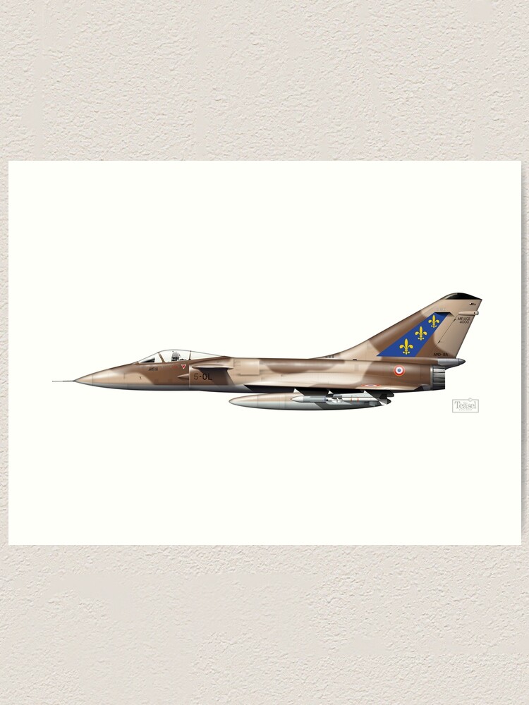 "Dassault Mirage 4000: Cancelled French Superfighter " Art Print by ...