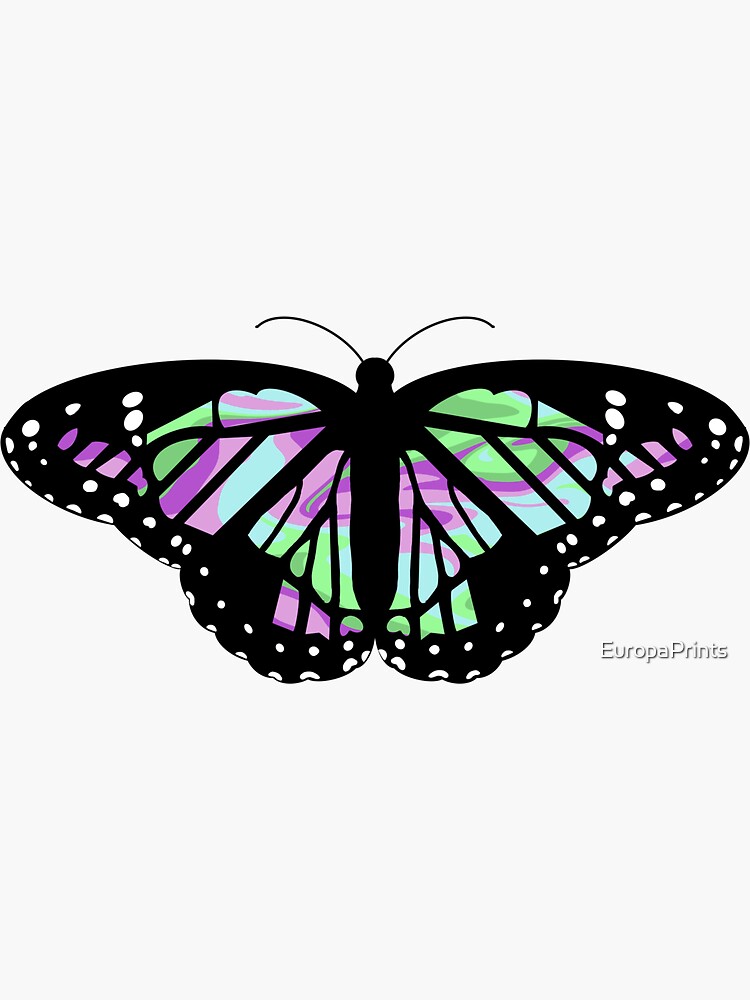 "Toric Pride Butterfly" Sticker for Sale by EuropaPrints | Redbubble