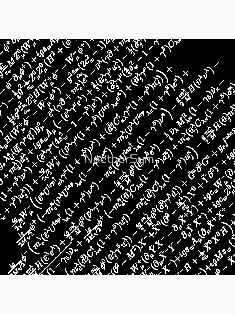 "one of these very long equations that somehow exist out there dark ...