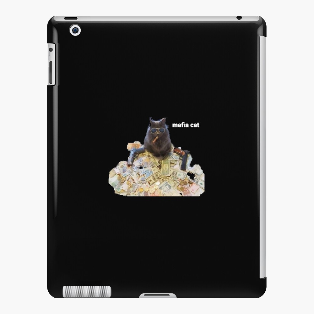 Mafia Cat Meme Ipad Case And Skin For Sale By Blackcat 27 Redbubble