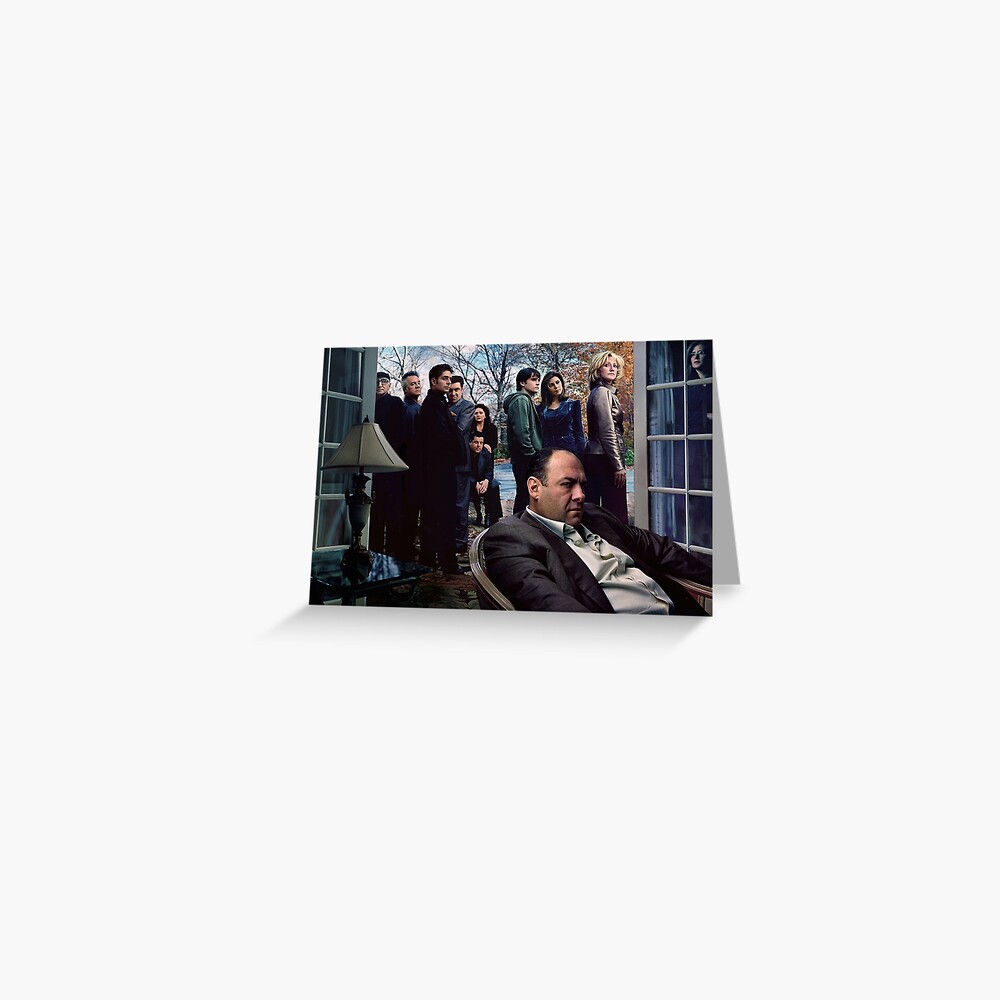 "The Sopranos" Greeting Card by svampwolf | Redbubble