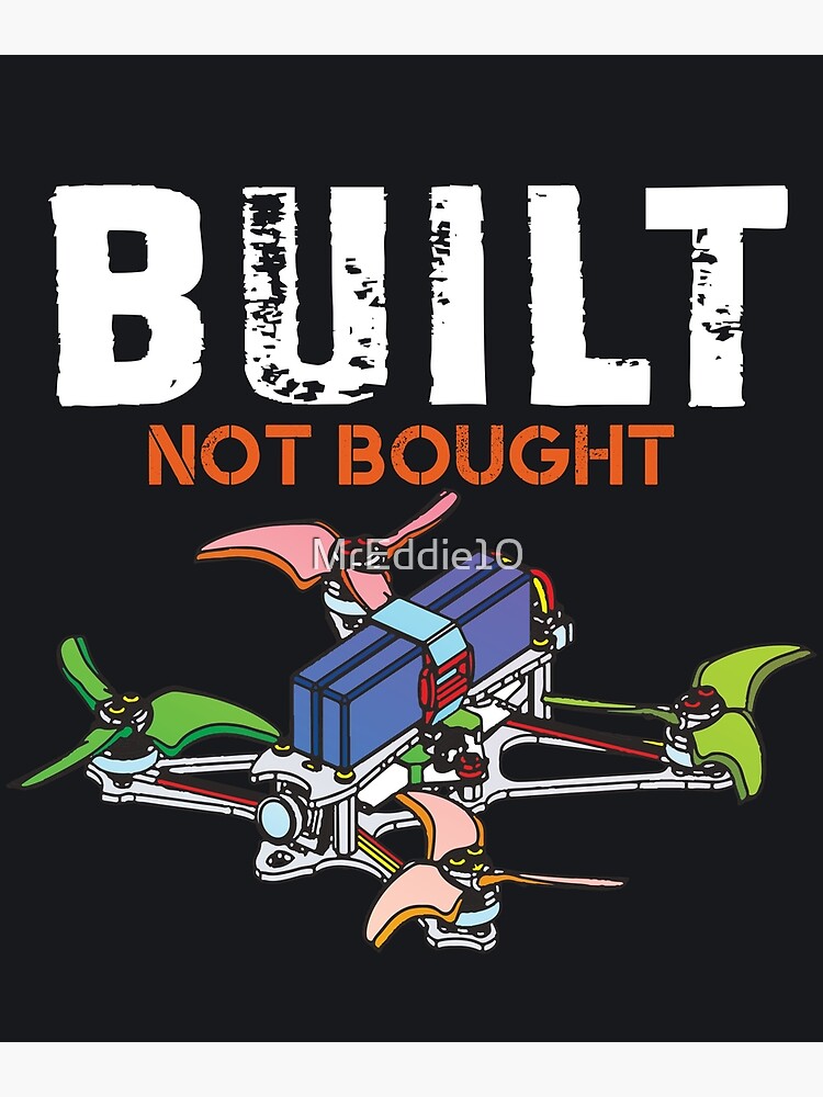 "Cartoon FPV Drone Pilot Freestyle Geschenk" Poster von MrEddie10 ...