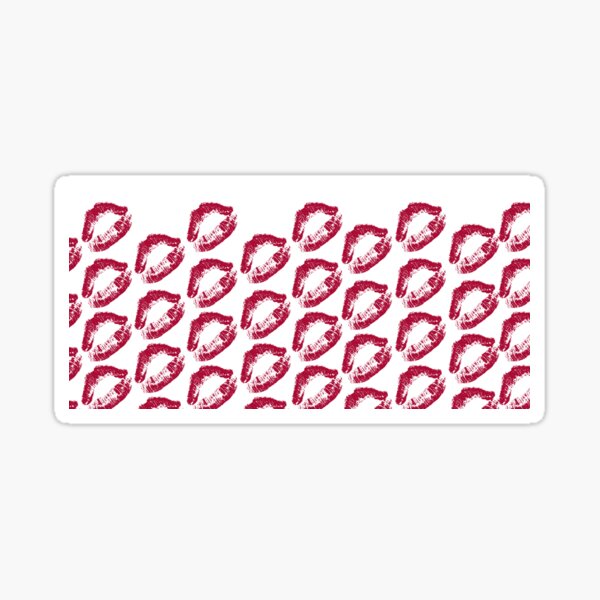 "Kissy Face" Sticker for Sale by Kay-Designs- | Redbubble