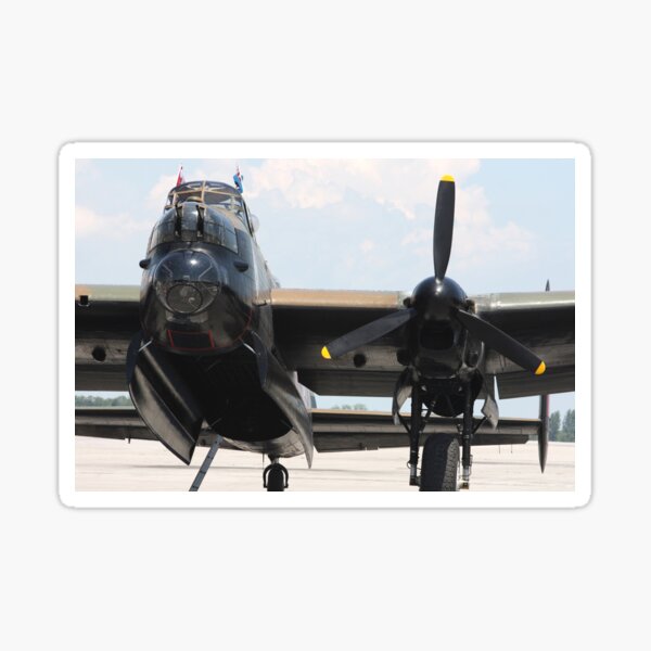 "Avro Lancaster bomber" Sticker for Sale by AlexIPhotograph | Redbubble