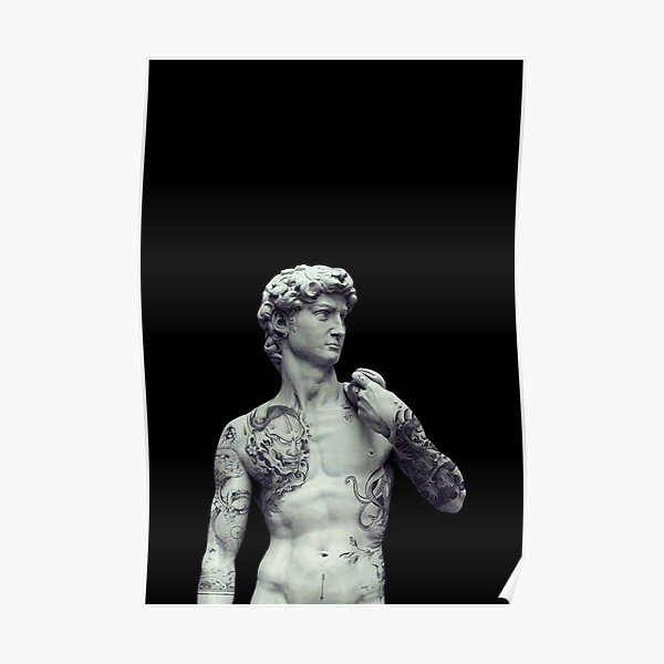 "David Statue" Poster by Gacsig | Redbubble