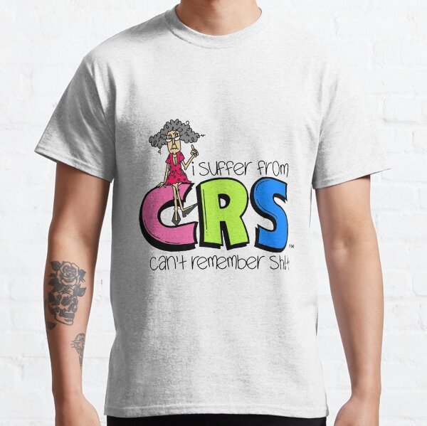 "Female CRS Funny Humorous" T-shirt for Sale by peacockcards ...